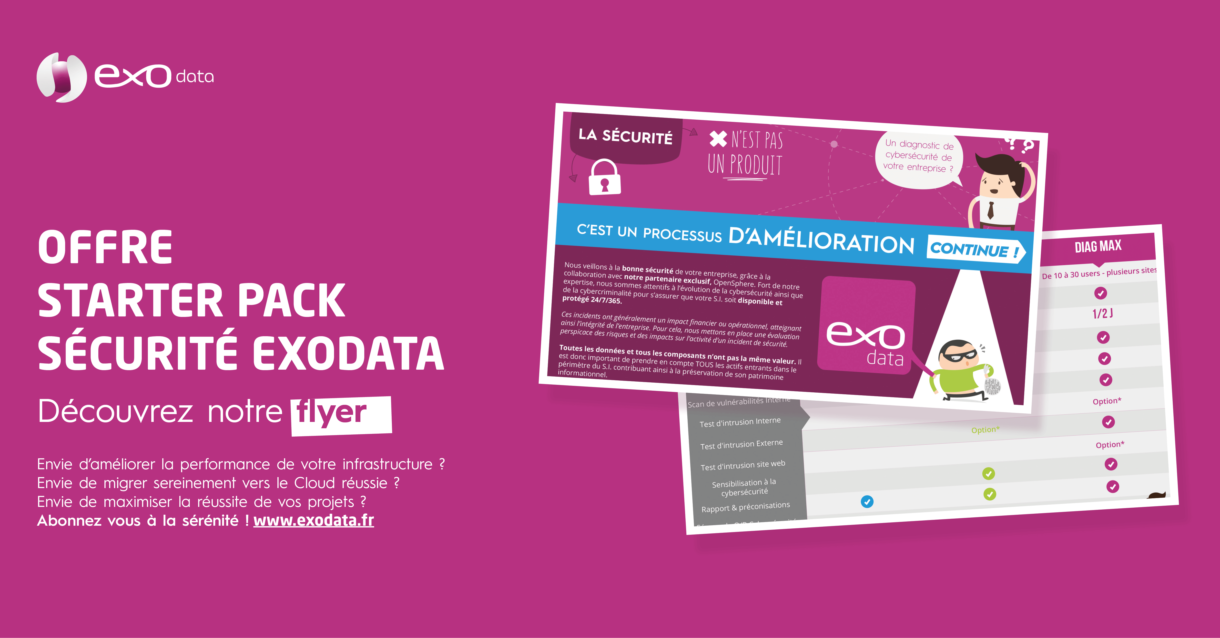 [Brochure] Les 3 offres de diagnostic sécurité d'Exodata